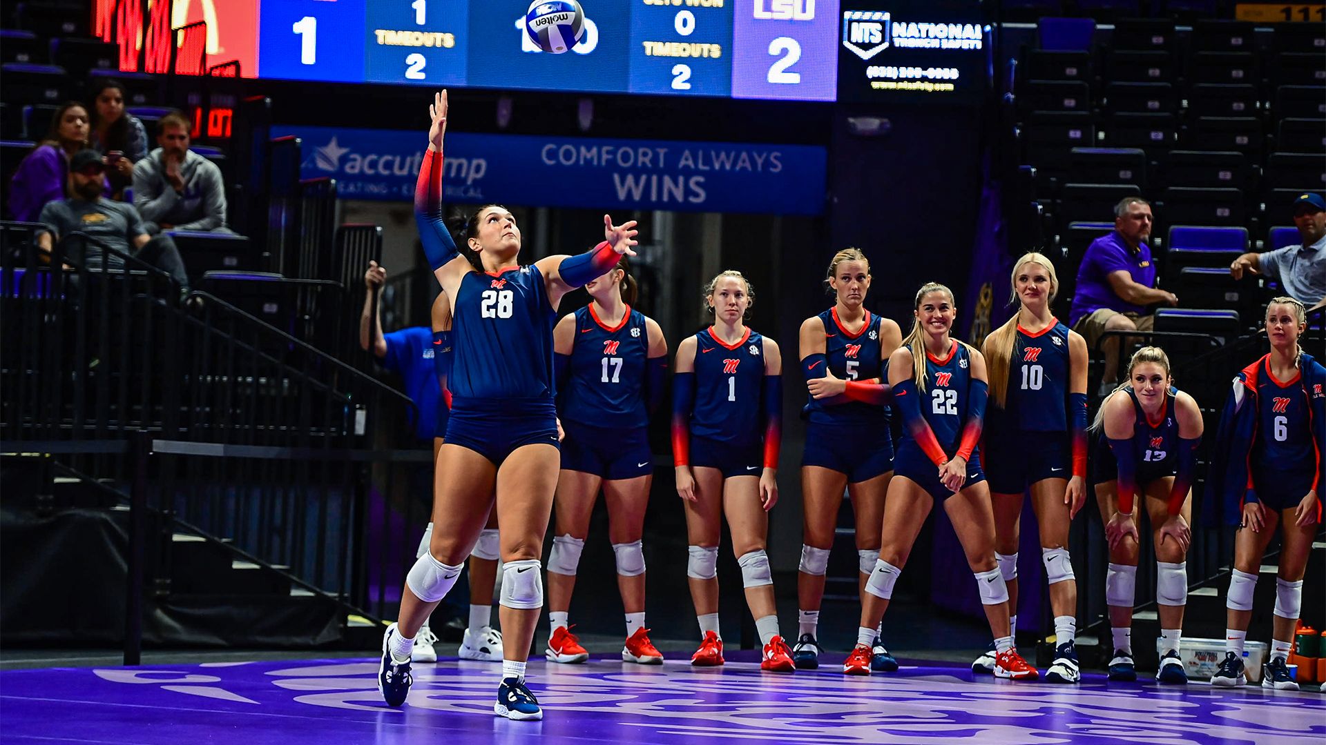 Ole Miss volleyball falls to LSU In five sets | The Oxford Eagle