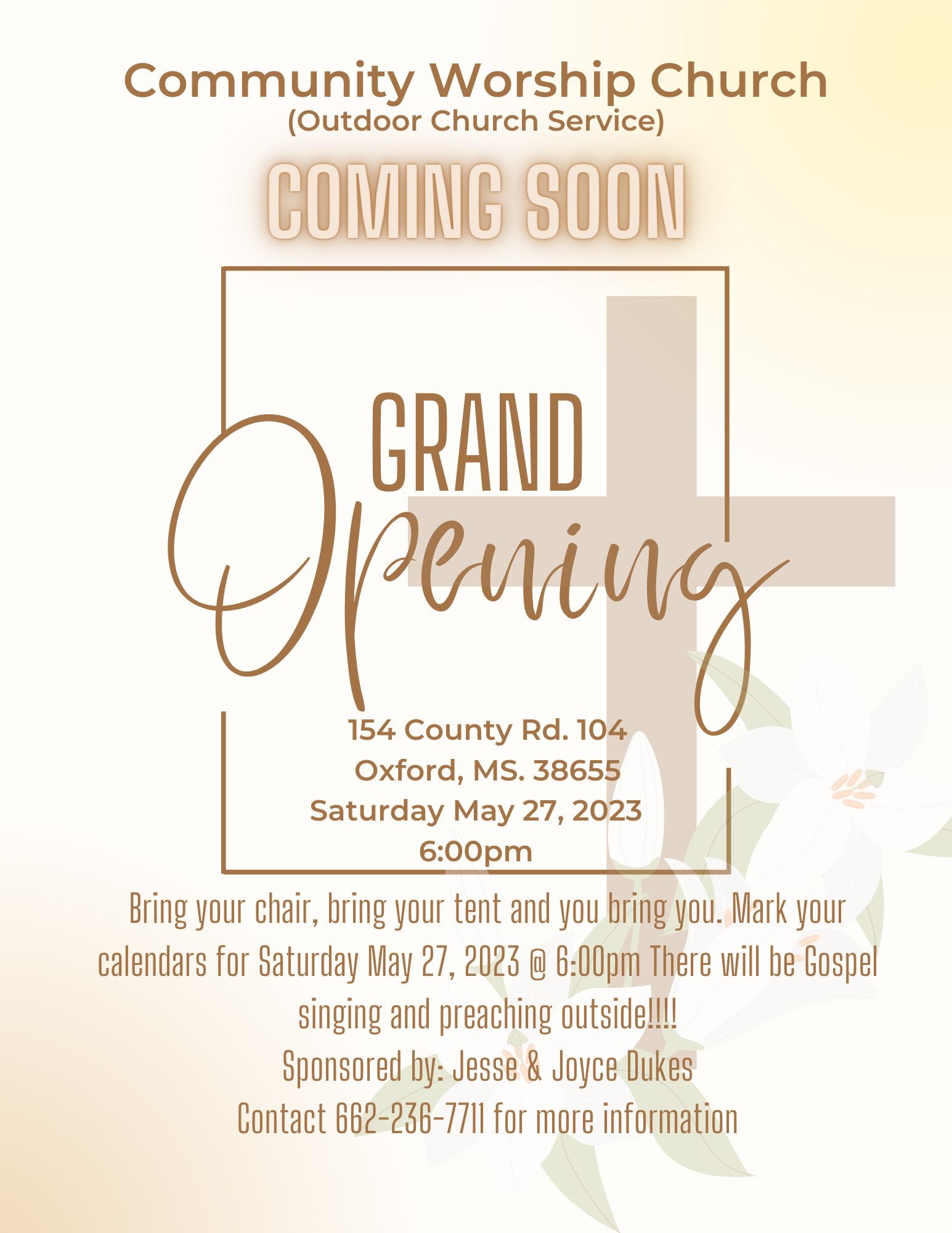 Community Worship Church plans for first outdoor church service | The ...