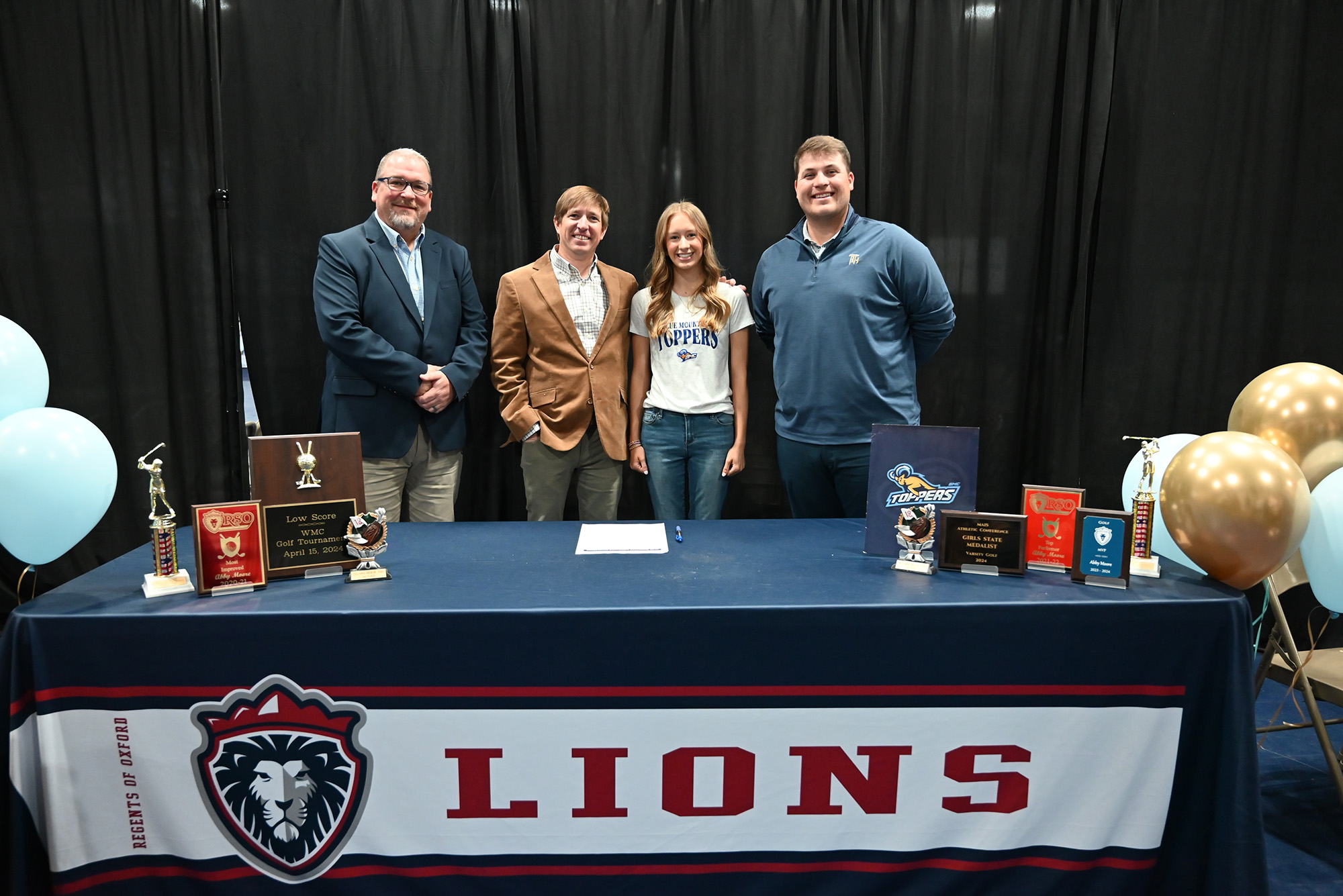 Moore inks golf scholarship | The Oxford Eagle