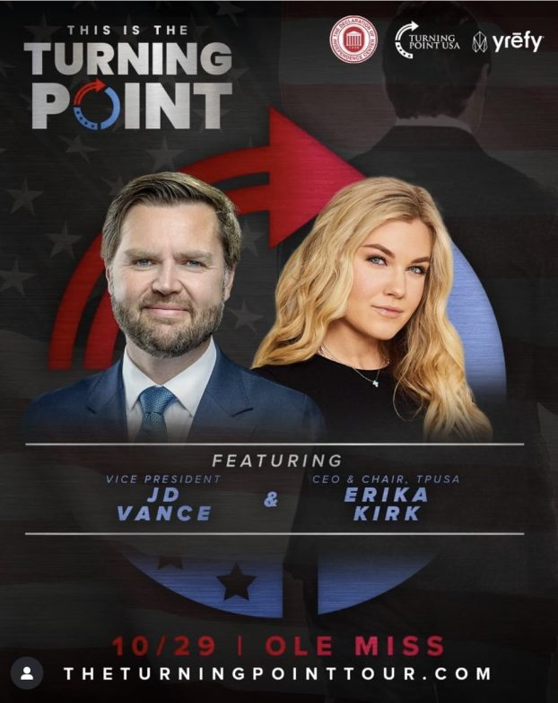 Vice President Vance to speak at Ole Miss for Turning Point USA Event | The Oxford Eagle